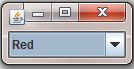 Software Educator - Articles - Java programming course: 14.8 JComboBox